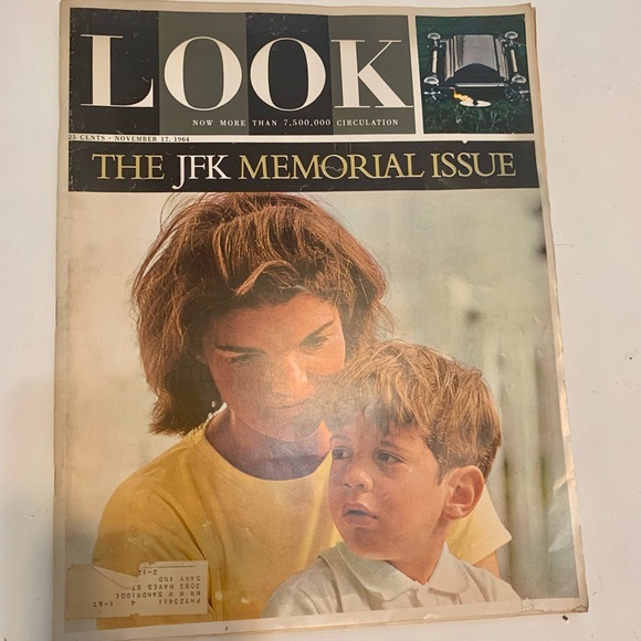 Office | Vintage Look Magazine 1964 The Jfk Memorial Issue Full Color ...